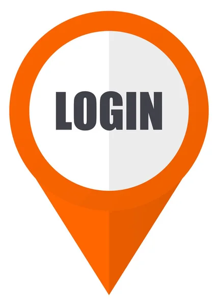 Demo orange pointer vector icon in eps 10 isolated on white background ... Demo orange pointer vector icon in eps 10 isolated on white background ...