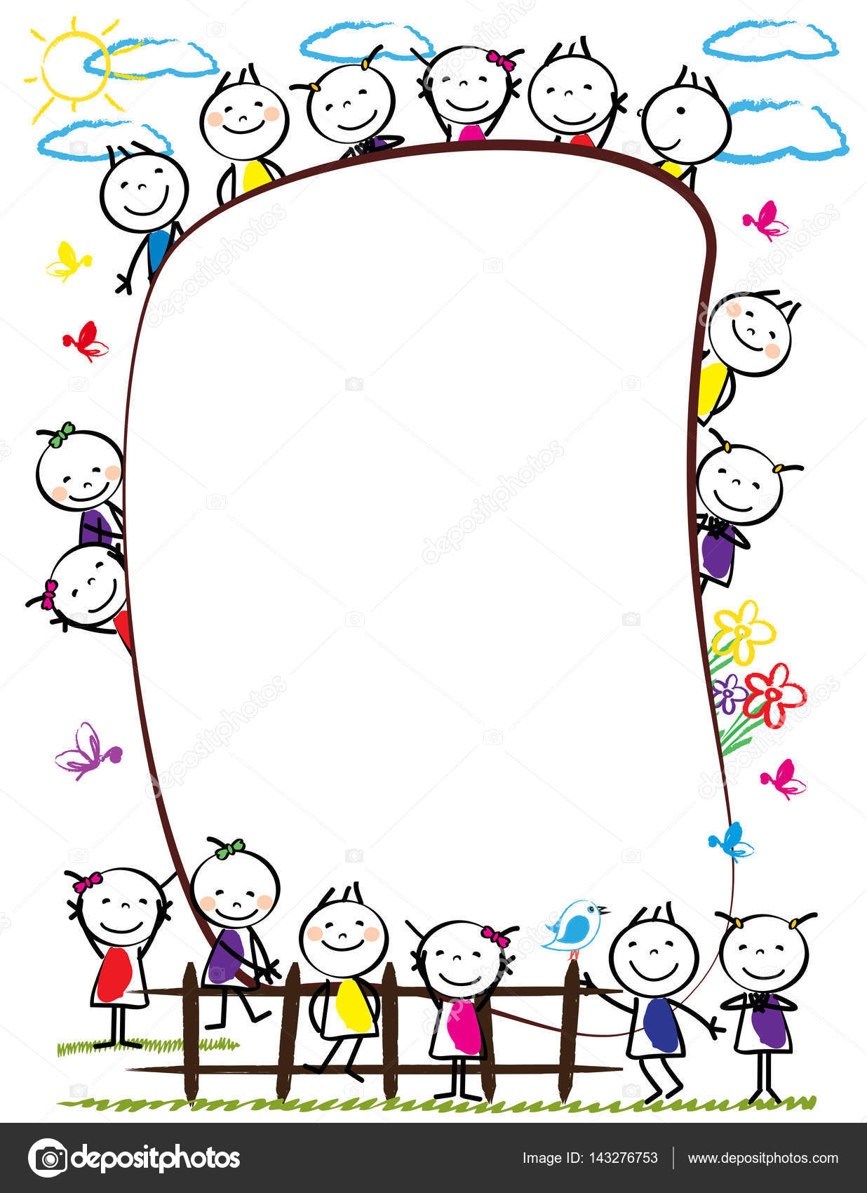 Colorful Frame For Boys