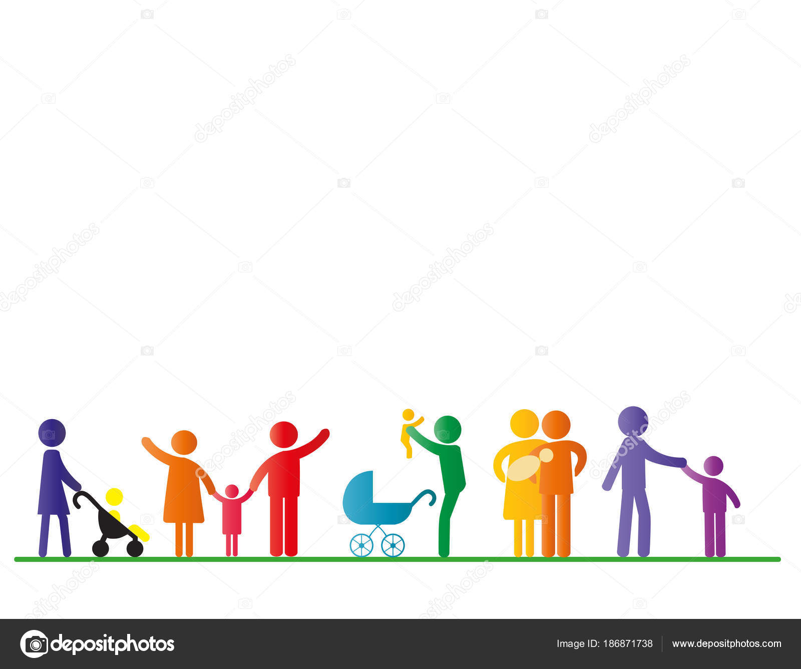 Pictograma familiar Vector de stock por ©justaa 186871738