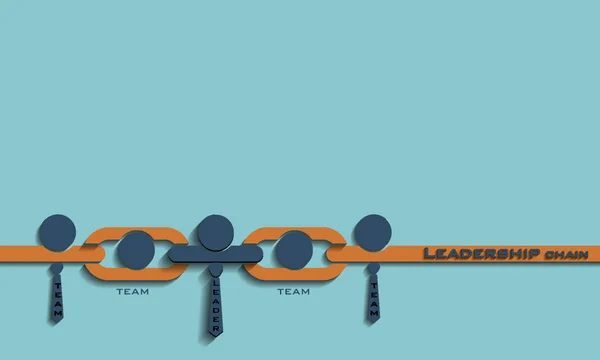 Vector Illustration Design Business Partner Chain Teamwork Concept ...