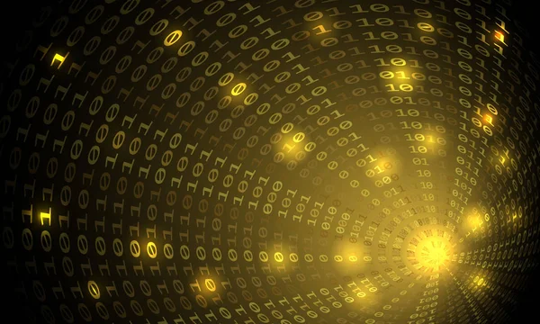 Binary Code Tunnel Vector Background Stock Vector by ©ngaga35 188495453