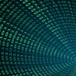 Binary Code Tunnel Vector Background Stock Vector by ©ngaga35 188495453