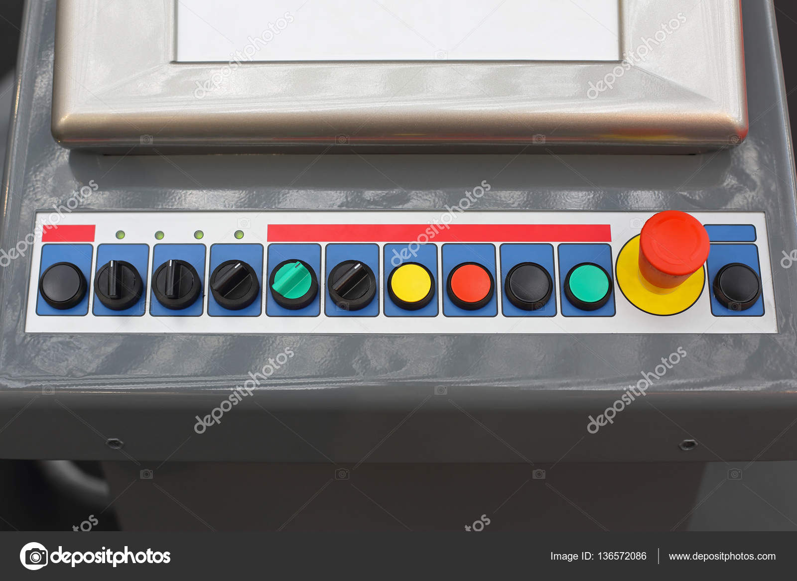 Push Buttons Control Panel — Stock Photo © Baloncici #136572086 Push Buttons Control Panel — Stock Photo © Baloncici #136572086