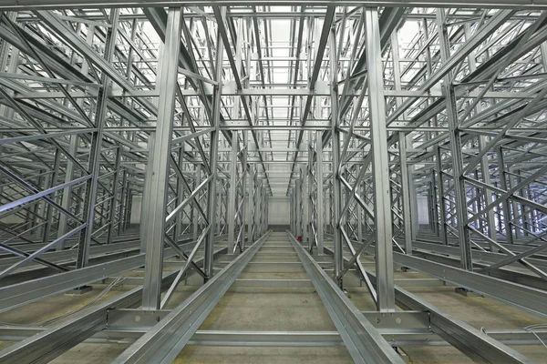 Warehouse Racks Rails - Stock Image - Everypixel