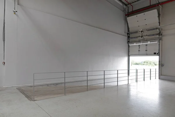 Loading Ramp Slope Entrance to Distribution Warehouse - Stock Image ...