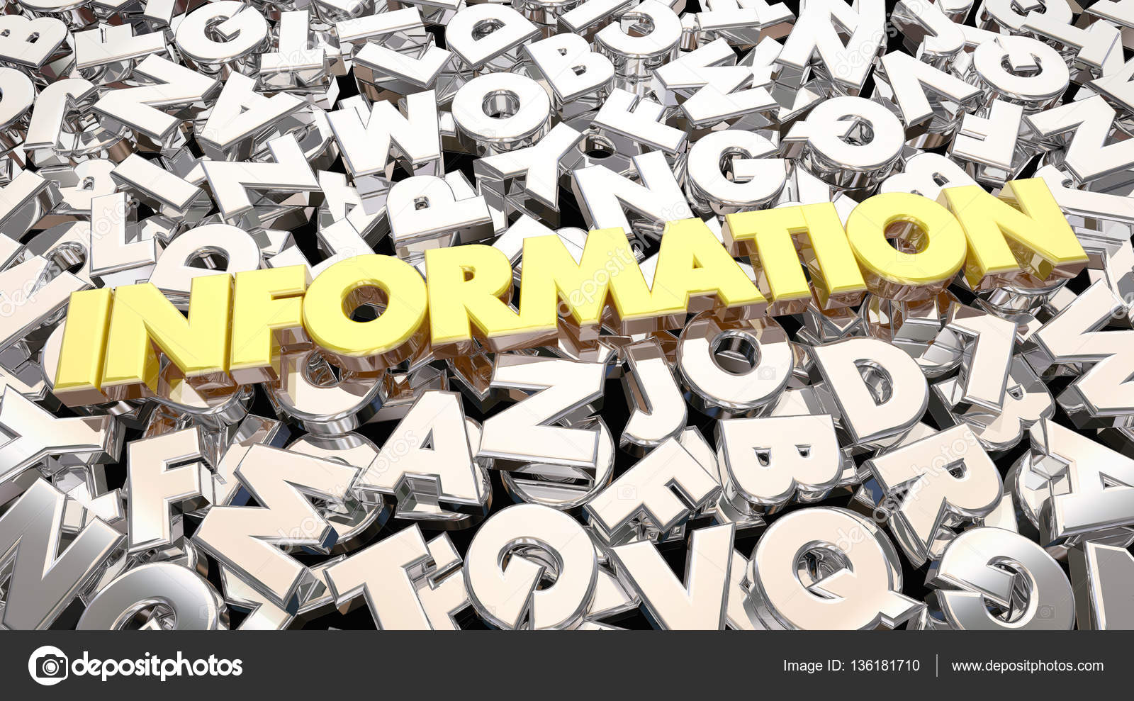 Information Word Letters Stock Photo by ©iqoncept 136181710
