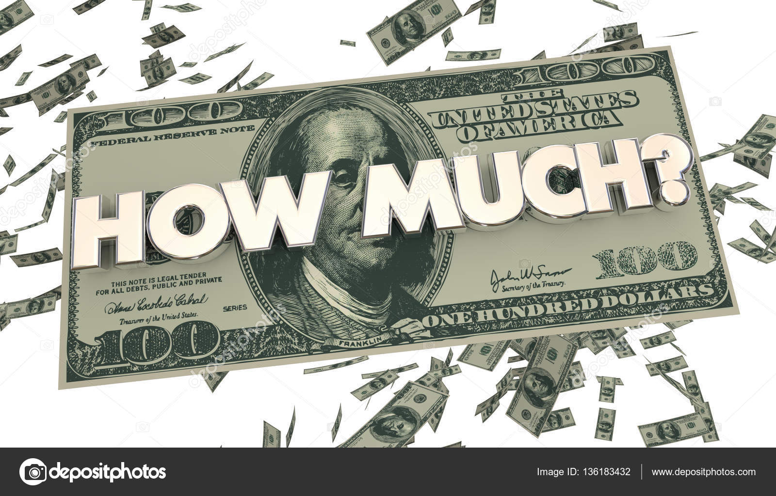 How Much Money Illustration — Stock Photo © iqoncept #136183432