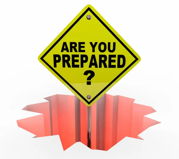 Prepared Vs Unprepared Advantage of Being Ready or Unready Stock Photo ...