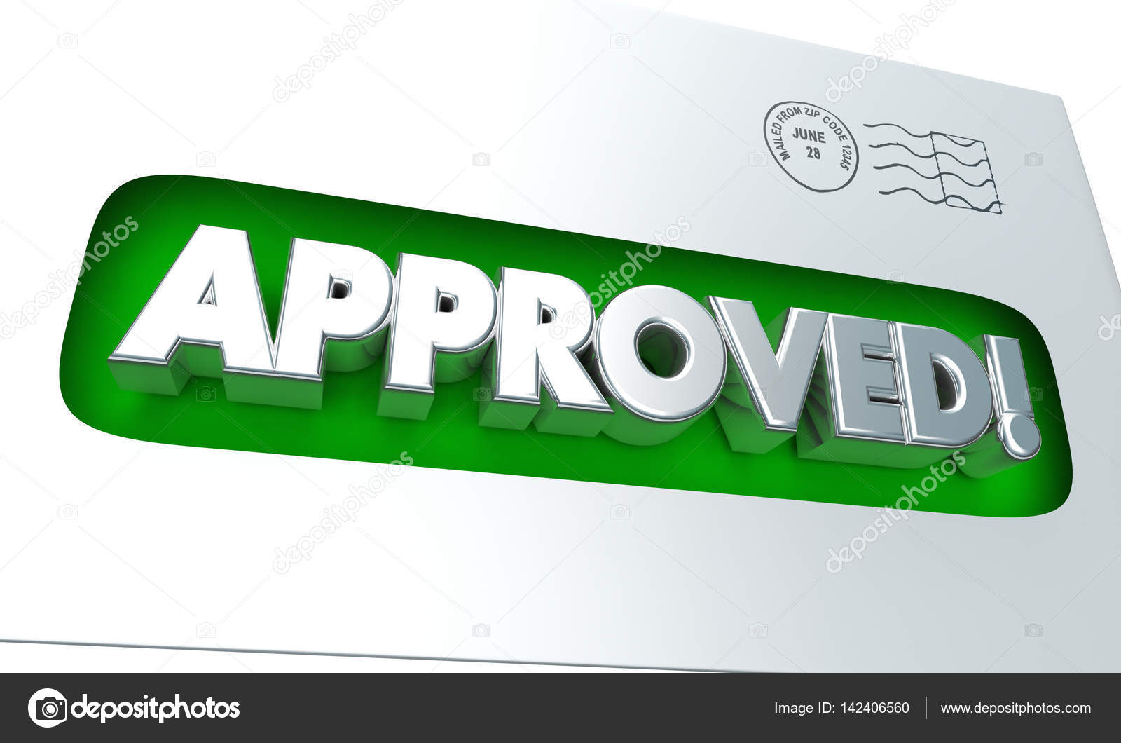 Approved Envelope Letter Approval Stock Photo by ©iqoncept 142406560