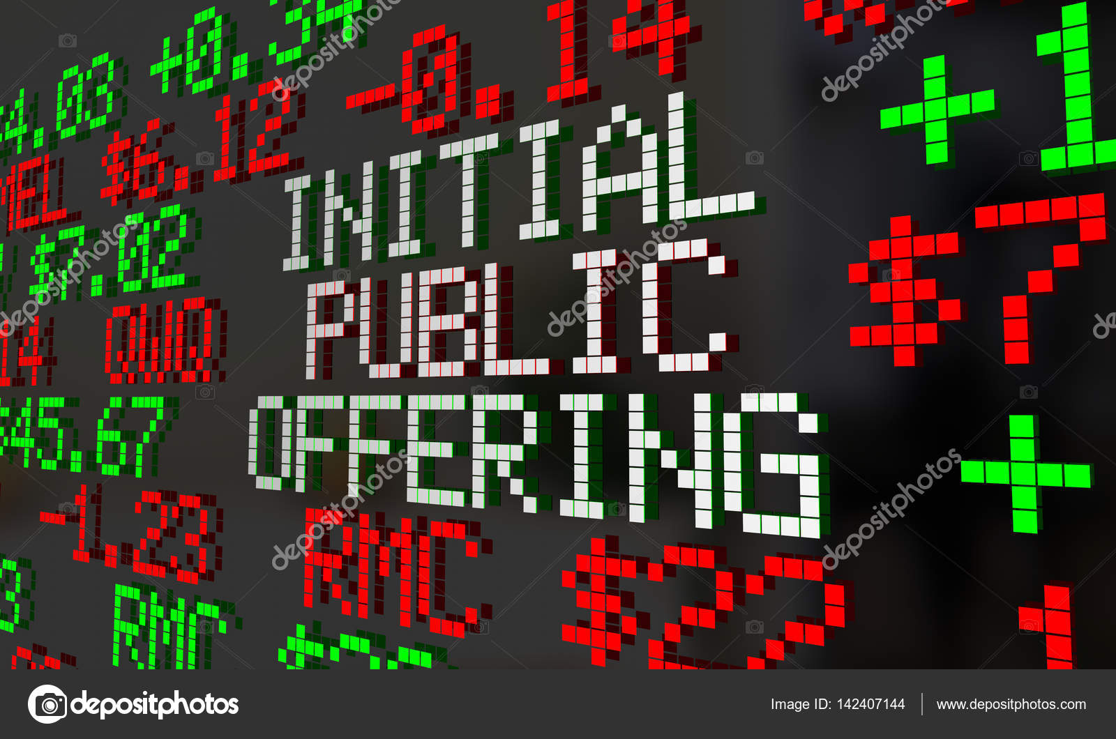 Initial Public Offering IPO Stock Market — Stock Photo © iqoncept ...