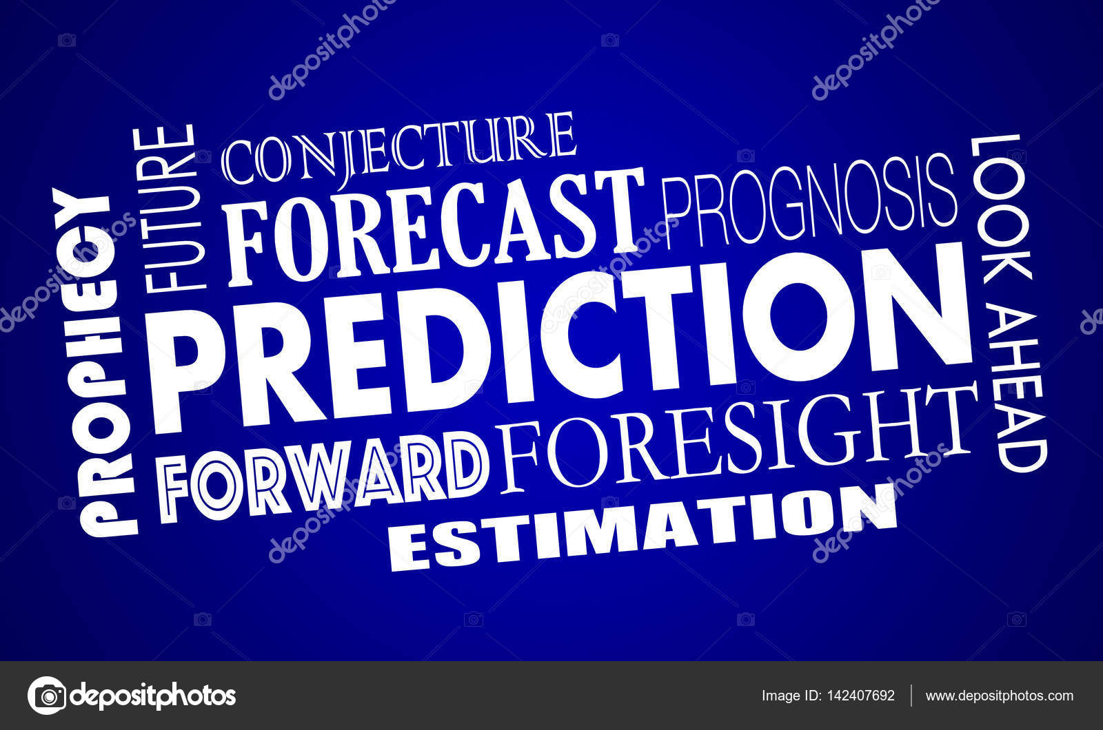 Prediction Words Future Stock Photo by ©iqoncept 142407692