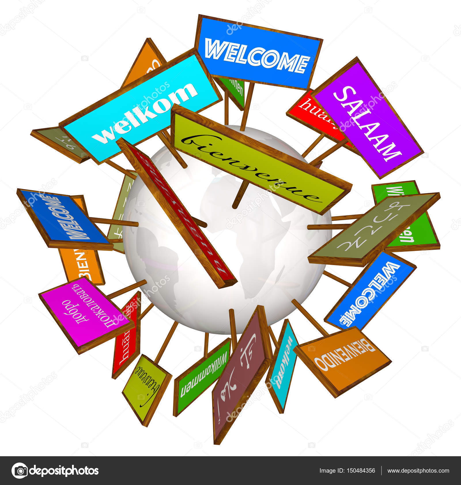 Welcome signs in Different Languages Stock Photo by ©iqoncept 150484356
