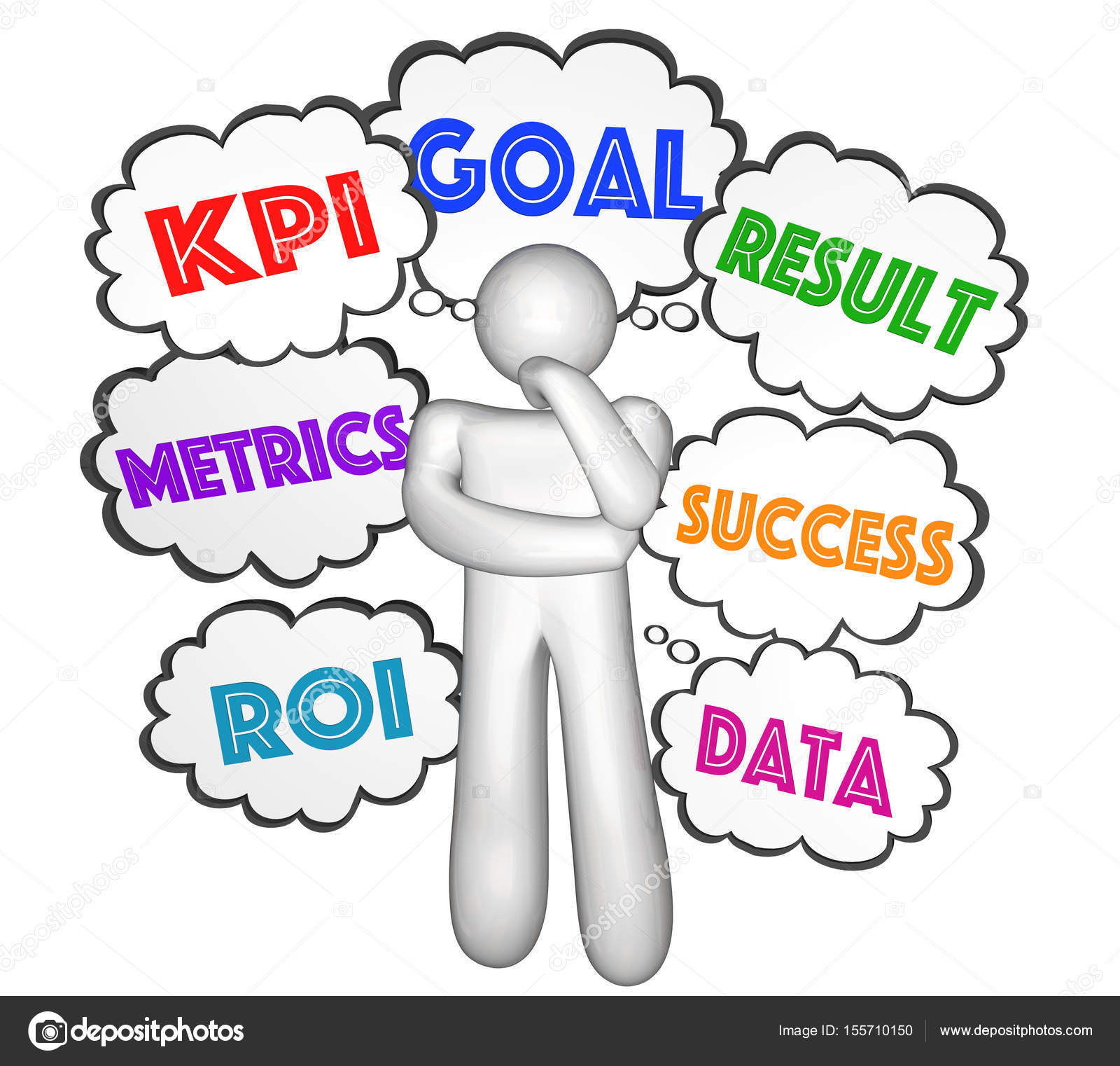 KPI Key Performance Stock Illustration by ©iqoncept #155710150