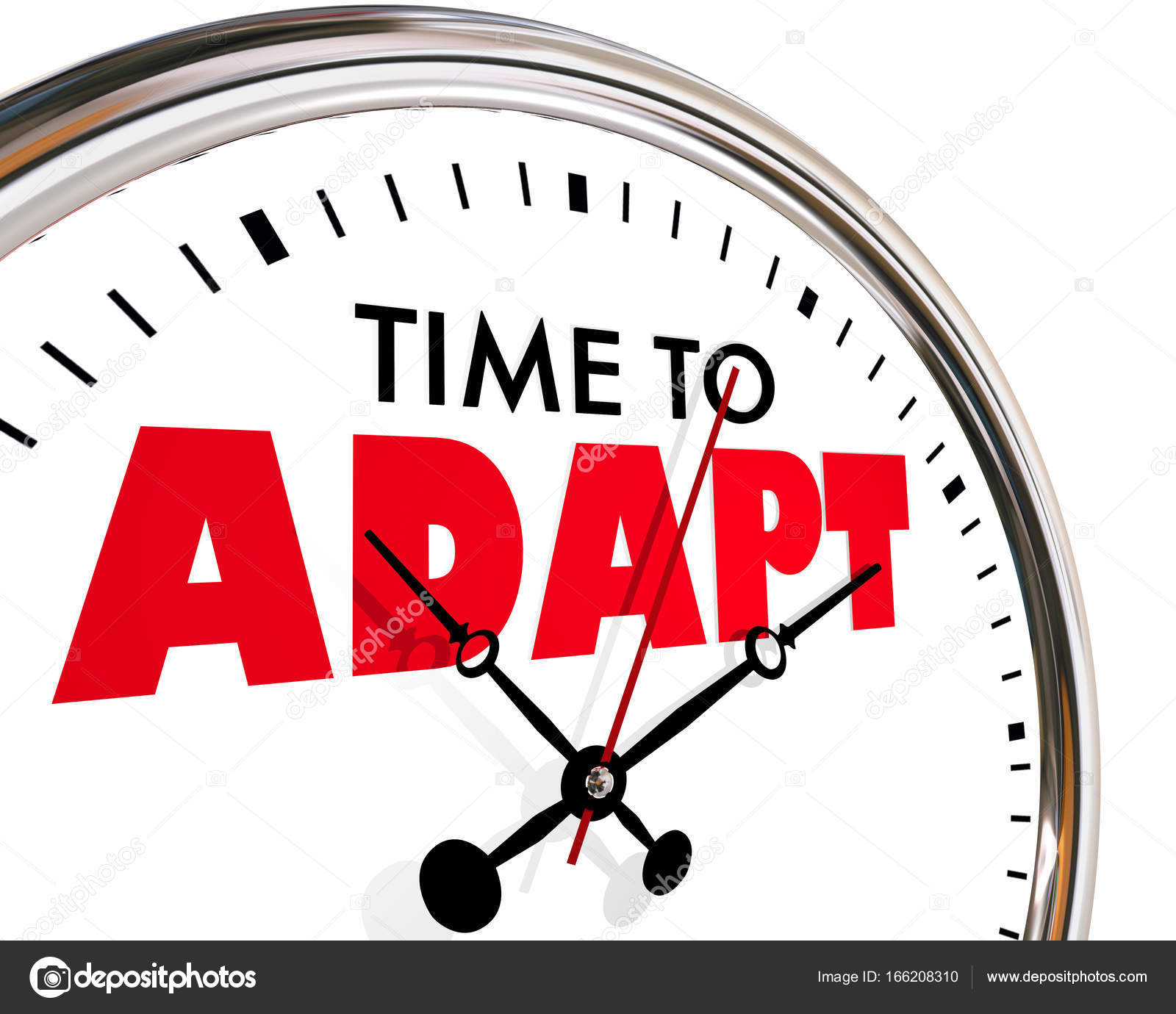 Time to Adapt Change Evolve Clock — Stock Photo © iqoncept #166208310