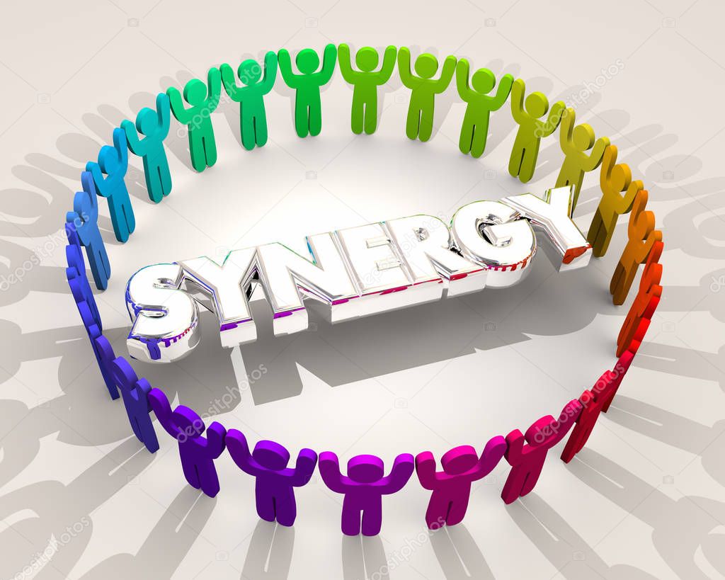 Synergy People Circle Working — Stock Photo © iqoncept #166204644