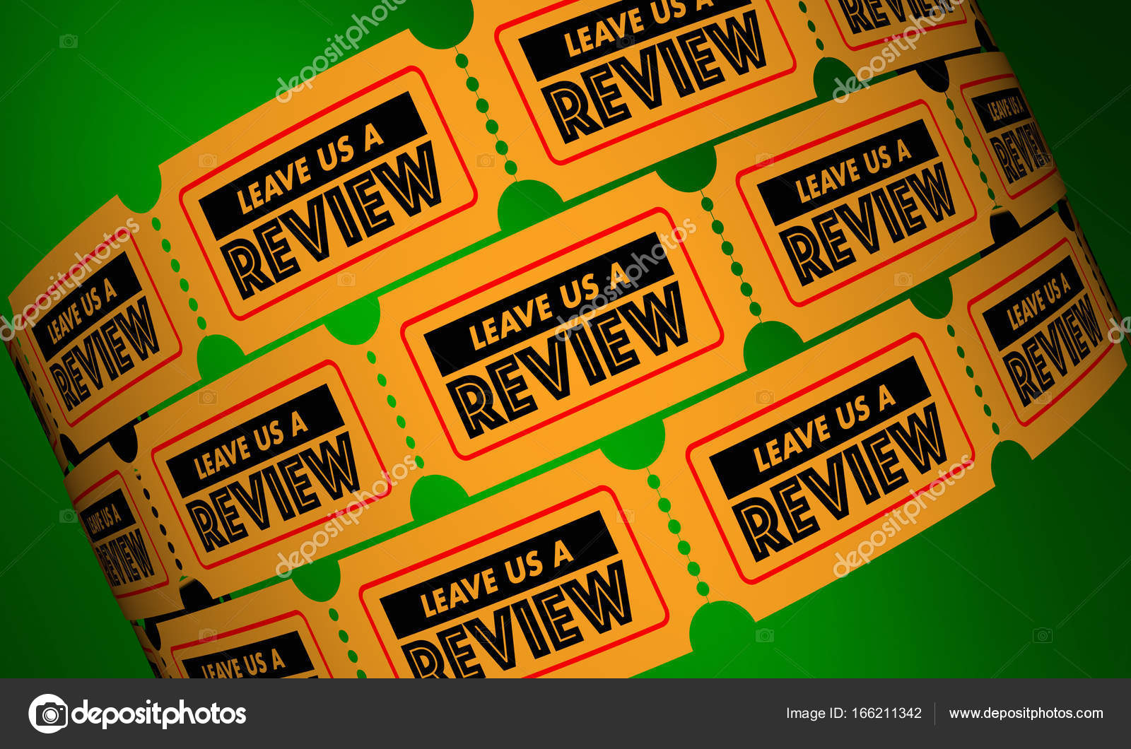 Leave Us a Review Tickets — Stock Photo © iqoncept #166211342