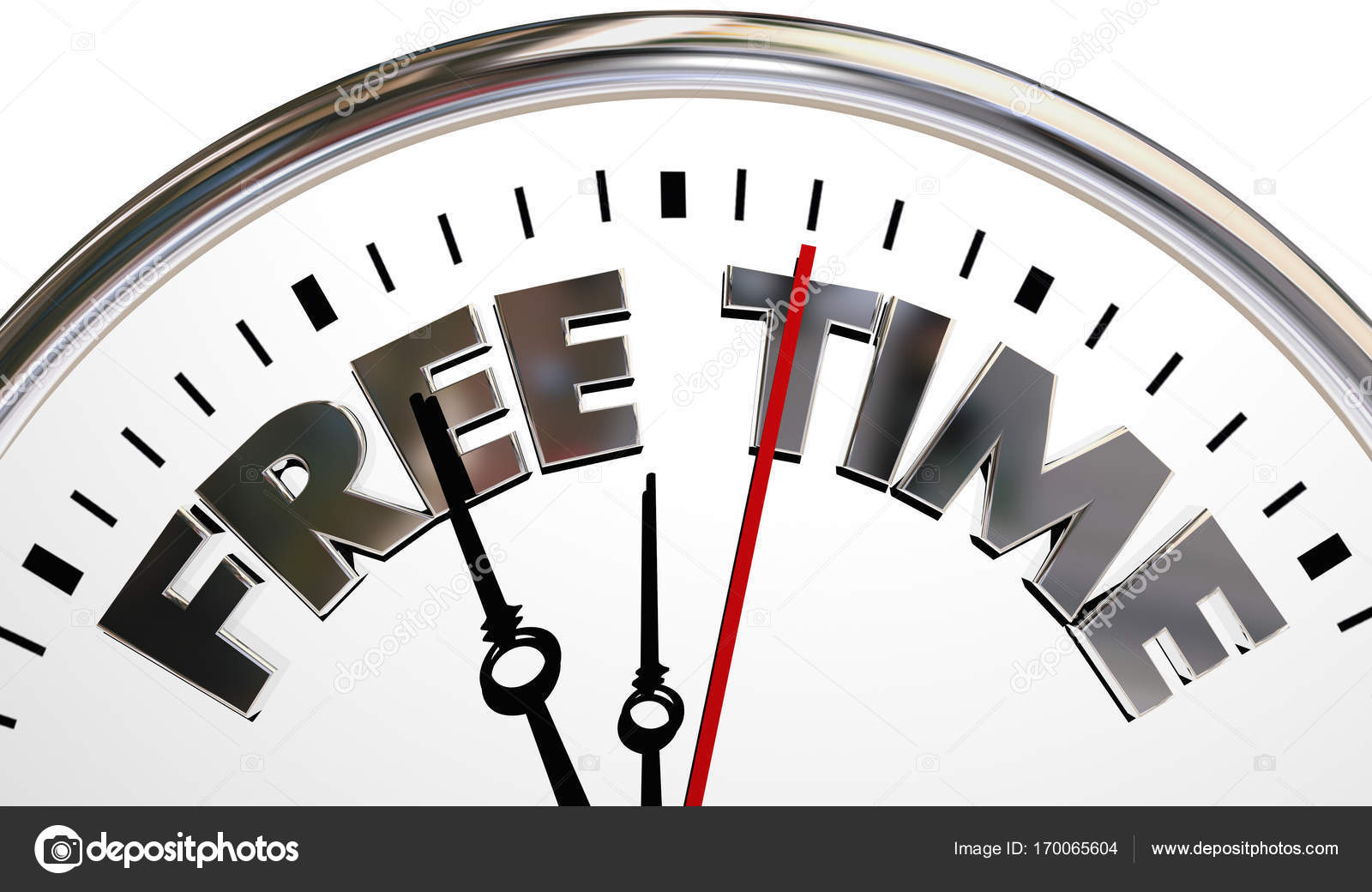 Free Time Clock — Stock Photo © iqoncept #170065604