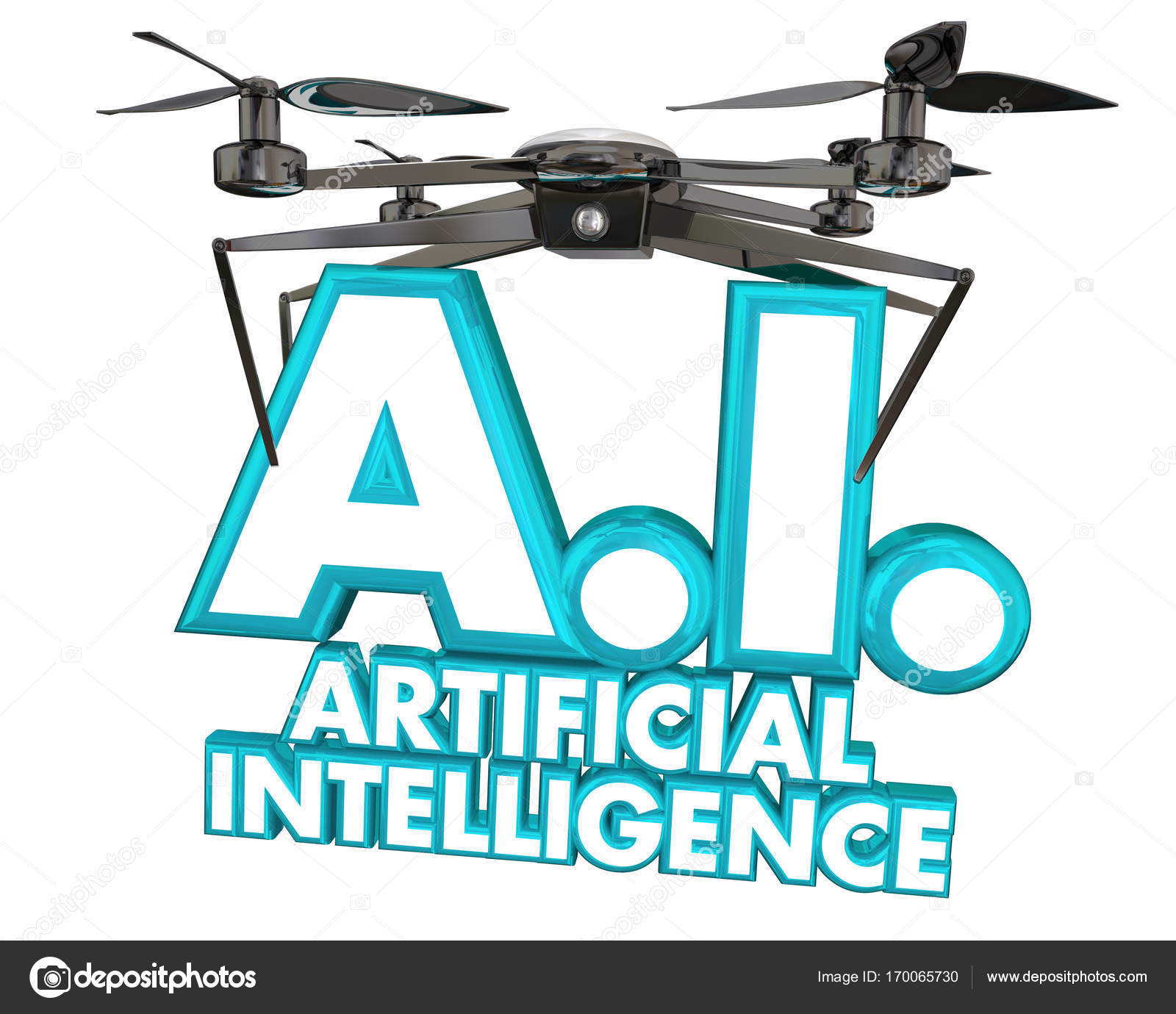 AI Artificial Intelligence Drone — Stock Photo © iqoncept #170065730