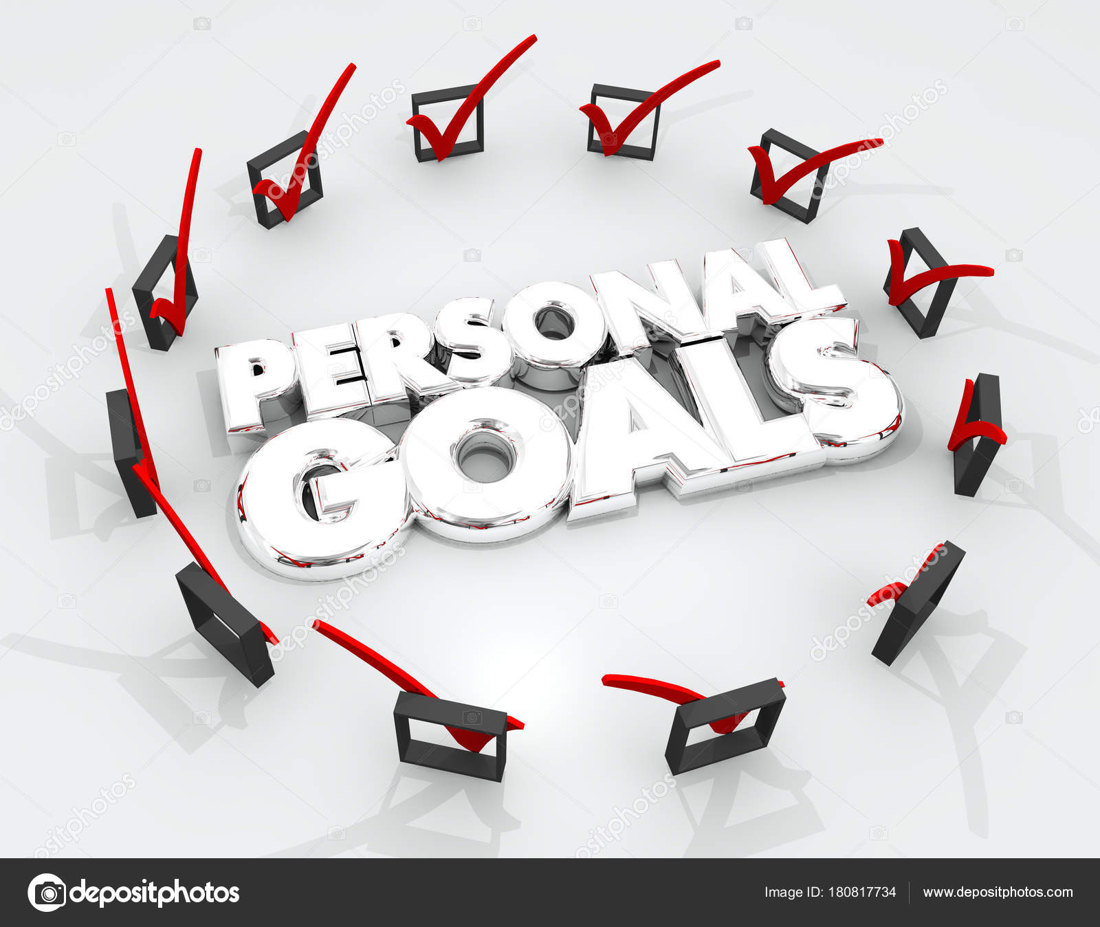 Personal Goals Check Stock Photo by ©iqoncept 180817734