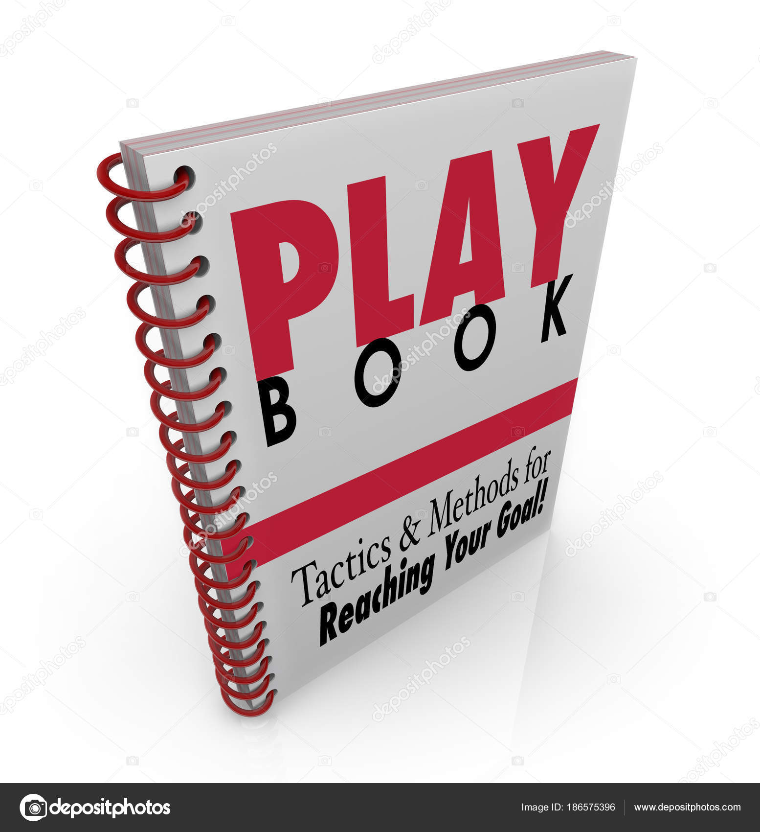 Playbook Tactics Methods Reaching Your Goal — Stock Photo © iqoncept ...