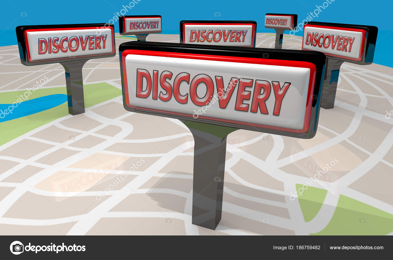 Discovery Sign Background Illustration Stock Photo by ©iqoncept 186759482