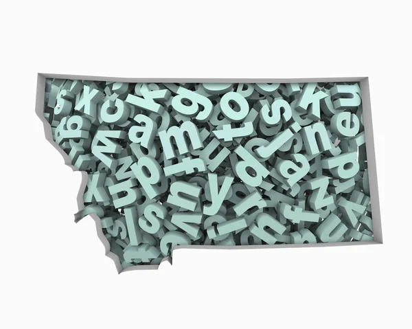 Arkansas Letters Map Education Reading Writing Schools Illustration ...