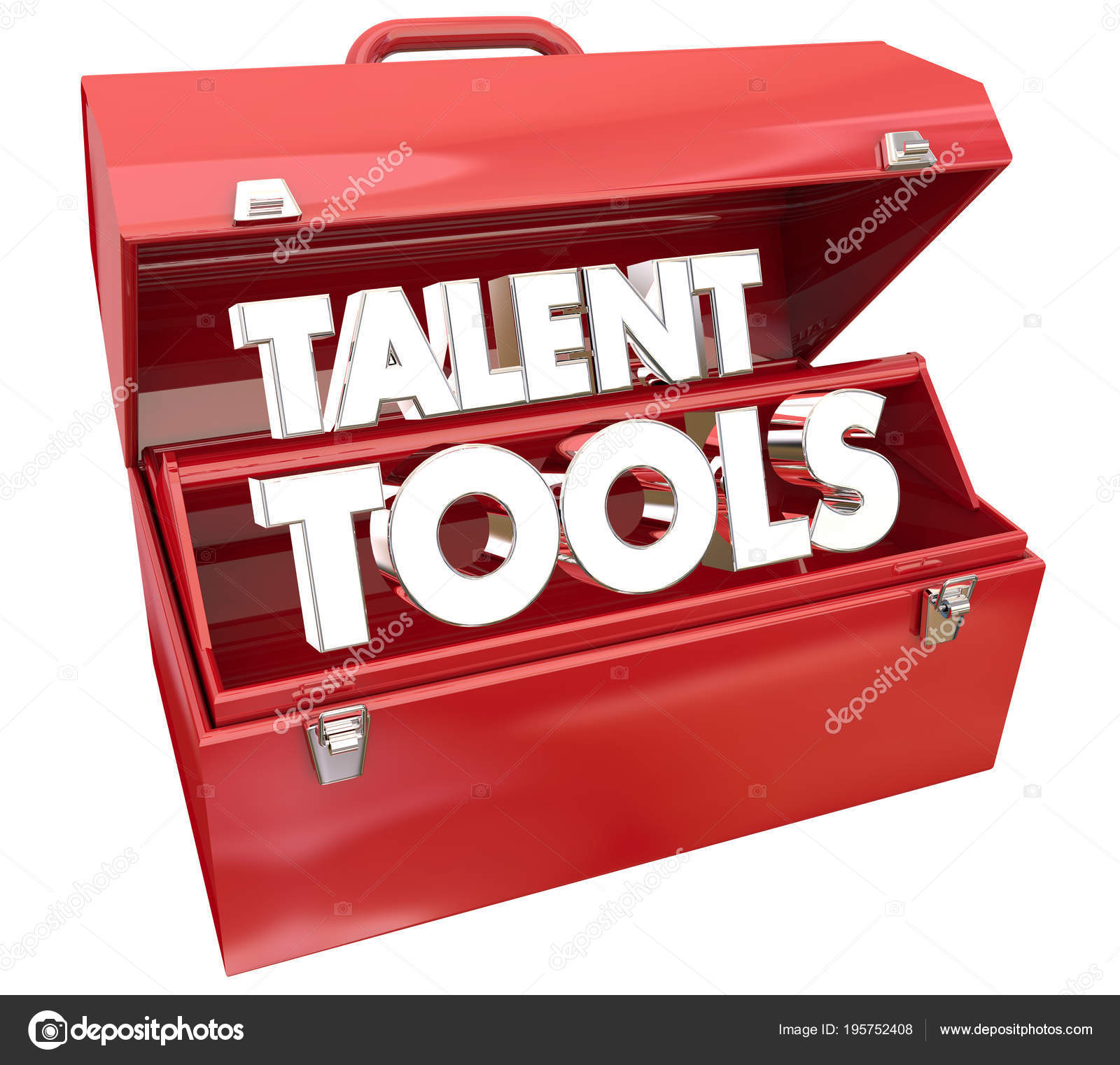 Talent Tools Toolbox Foster Skills Education Render Illustration ...