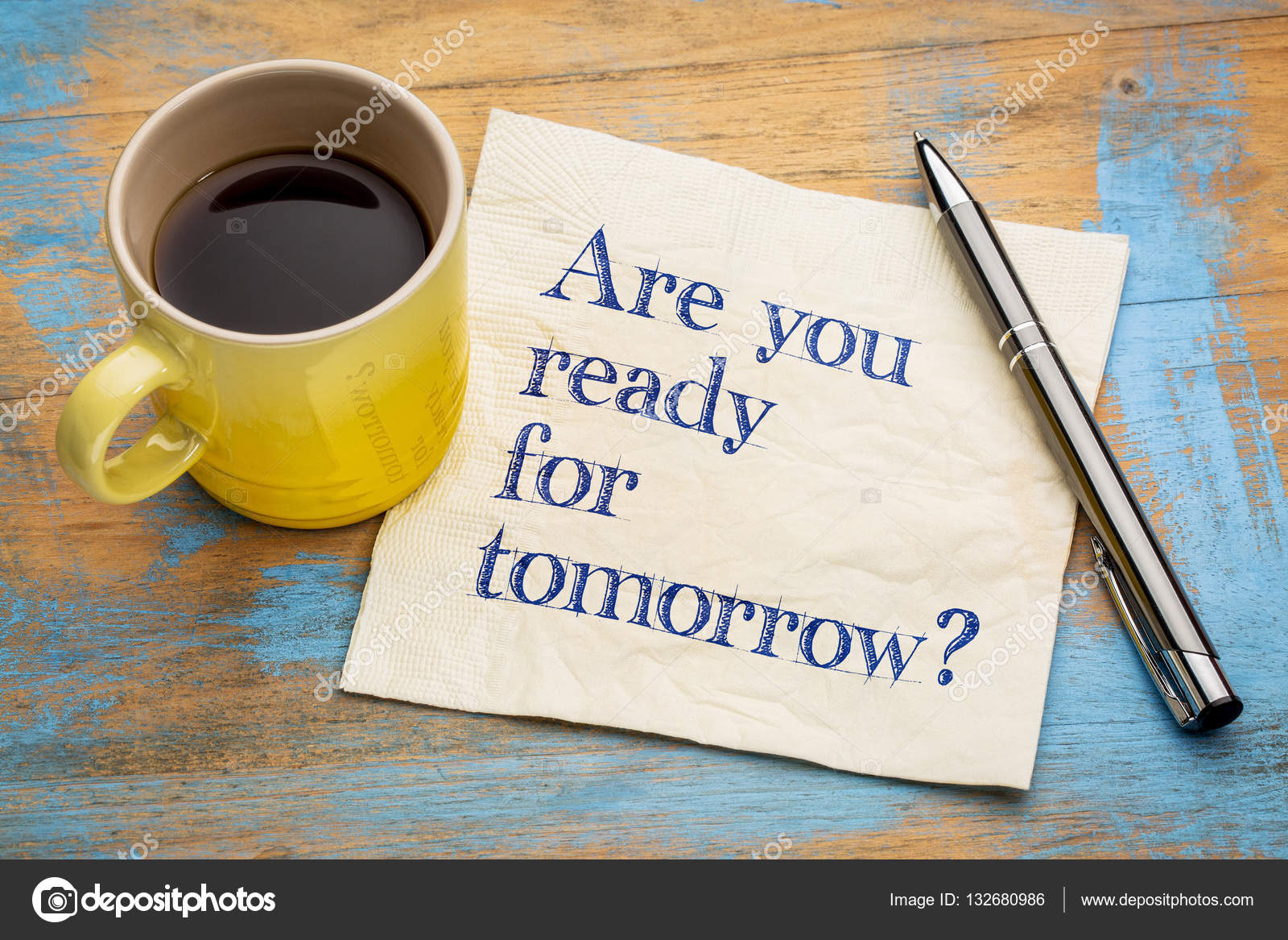 Are you ready for tomorrow? — Stock Photo © PixelsAway #132680986