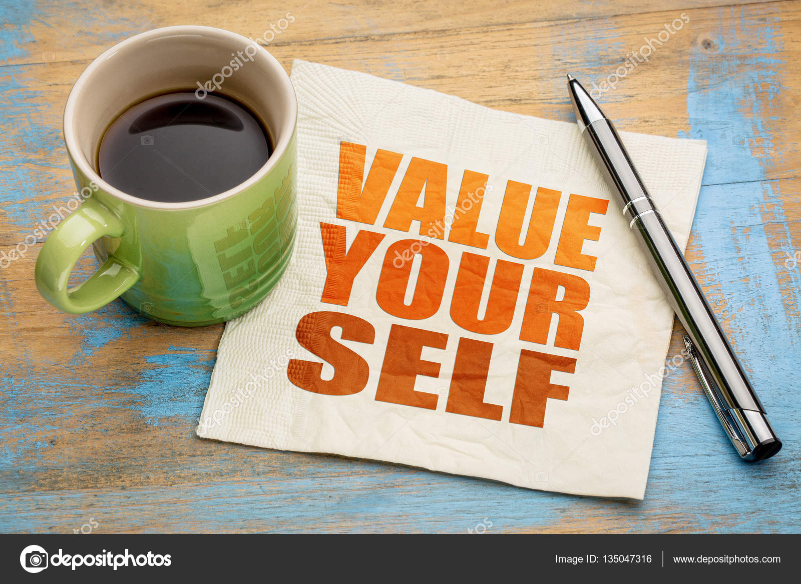 Value yourself word abstract Stock Photo by ©PixelsAway 135047316