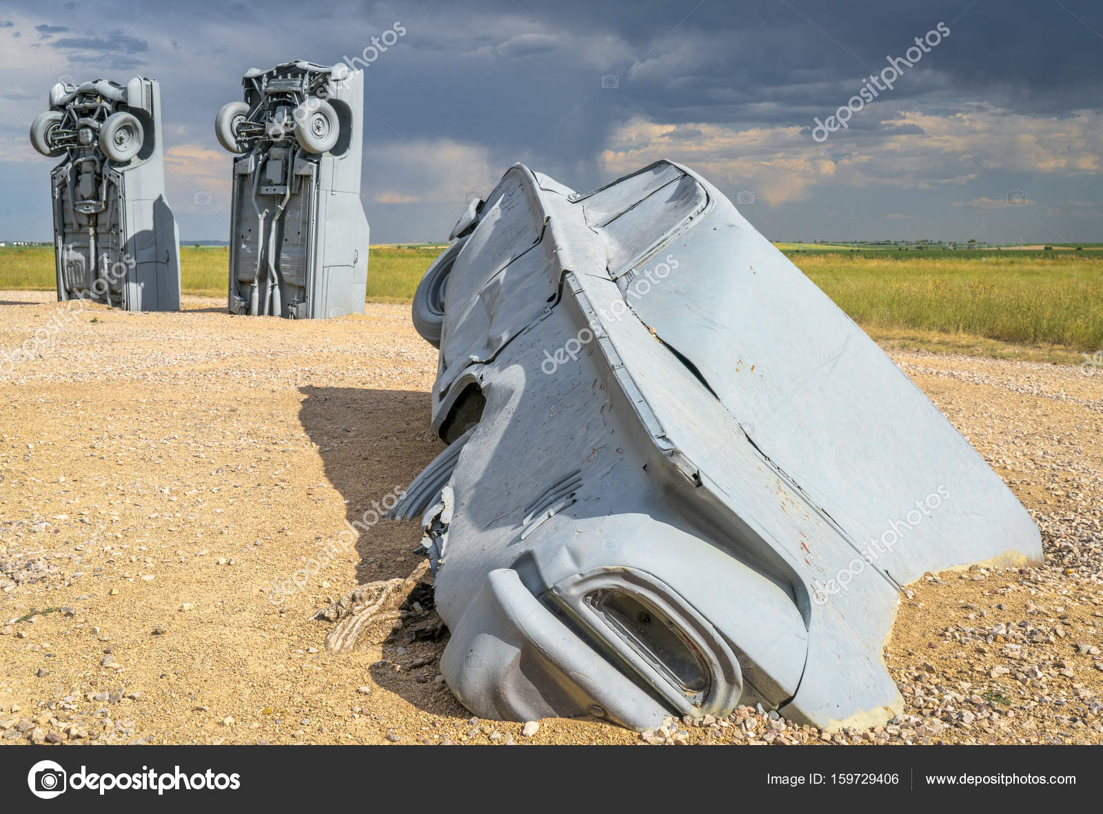 Carhenge, a modern replica of Stonehenge – Stock Editorial Photo ...