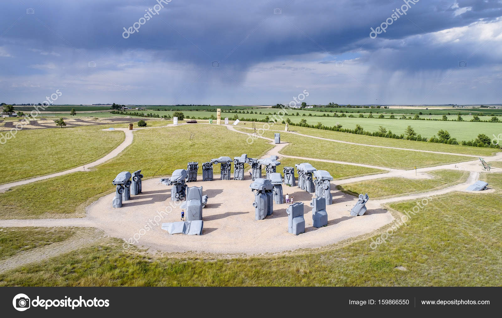 Carhenge, a modern replica of Stonehenge – Stock Editorial Photo ...