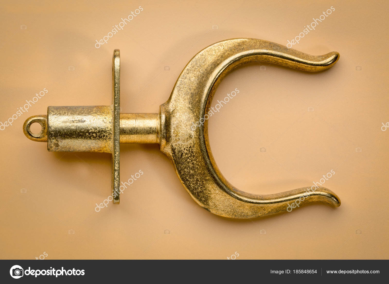 Brass rowlock (oarlock) Stock Photo by ©PixelsAway 185848654
