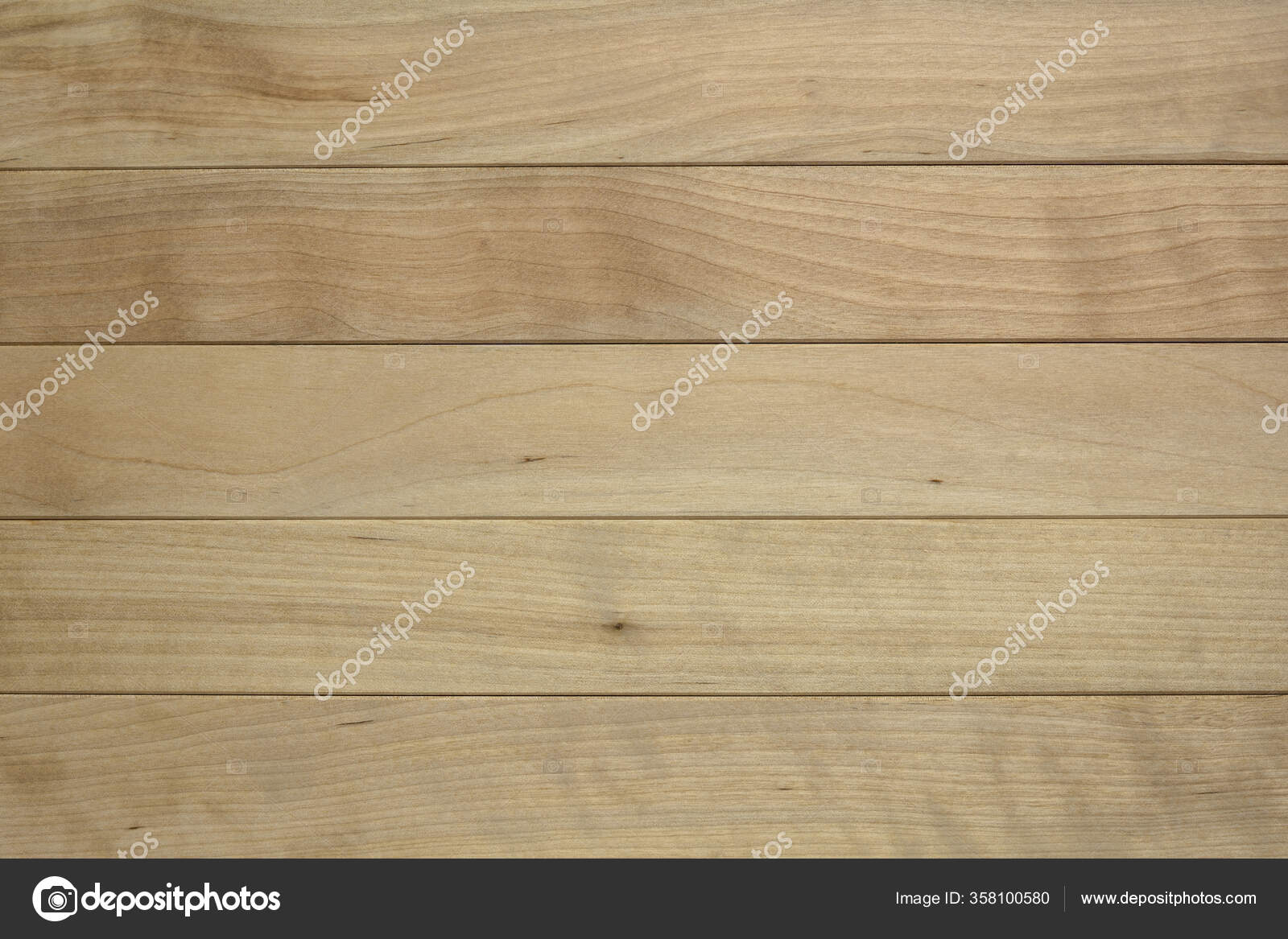 Unfinished Birch Wood Texture Horizontal Planks Delicate Grain Pattern ...