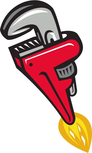 Pipe Wrench Vector Clip Art