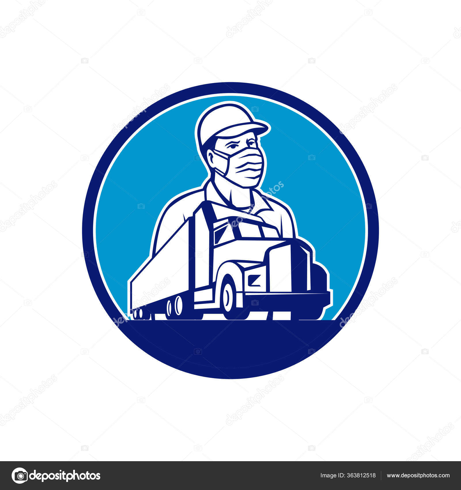 Truck Driver Icon