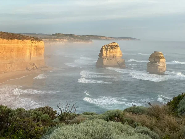 Photo of the Twelve Apostles, limestone rock stacks at Port Campbell ...