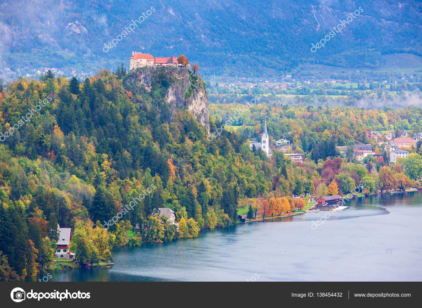 Bled Castle with Lake Bled, Slovenia ⬇ Stock Photo, Image by © kavita ...