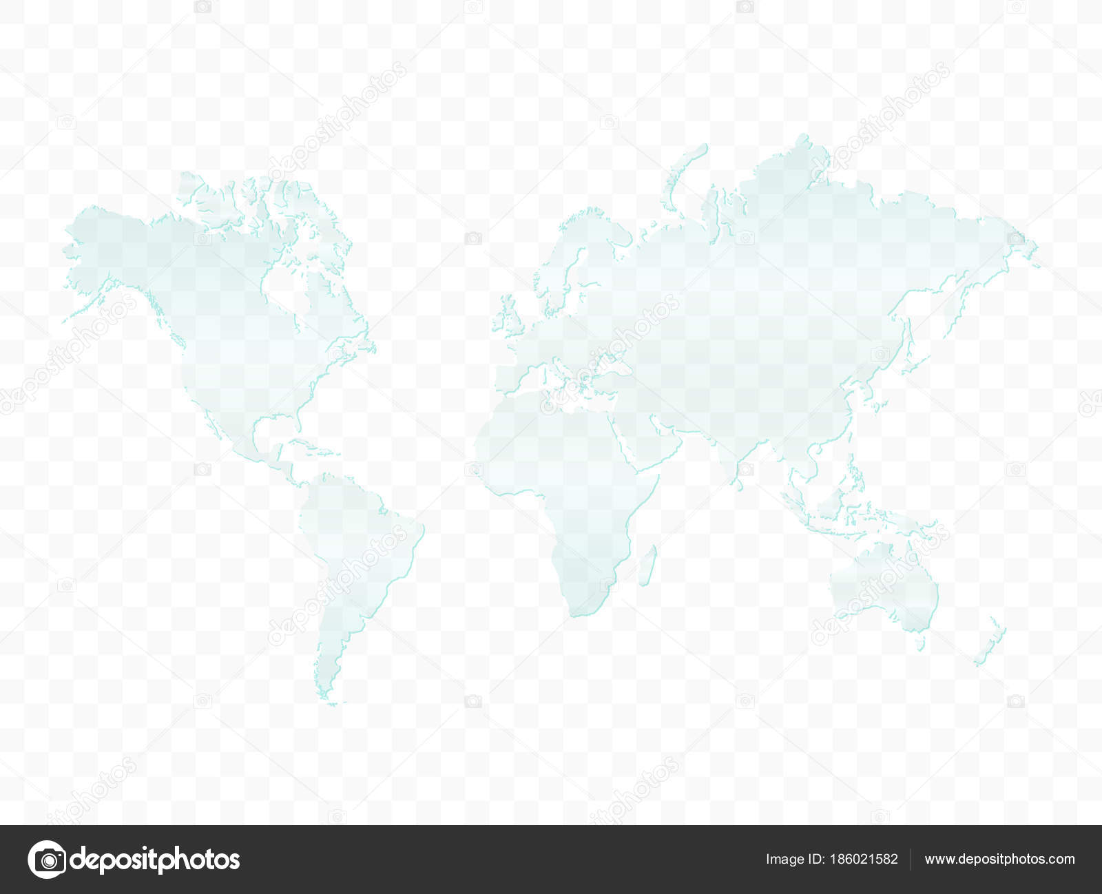 Glass World Map Illustration Stock Vector Image by ©nmarques74 #186021582