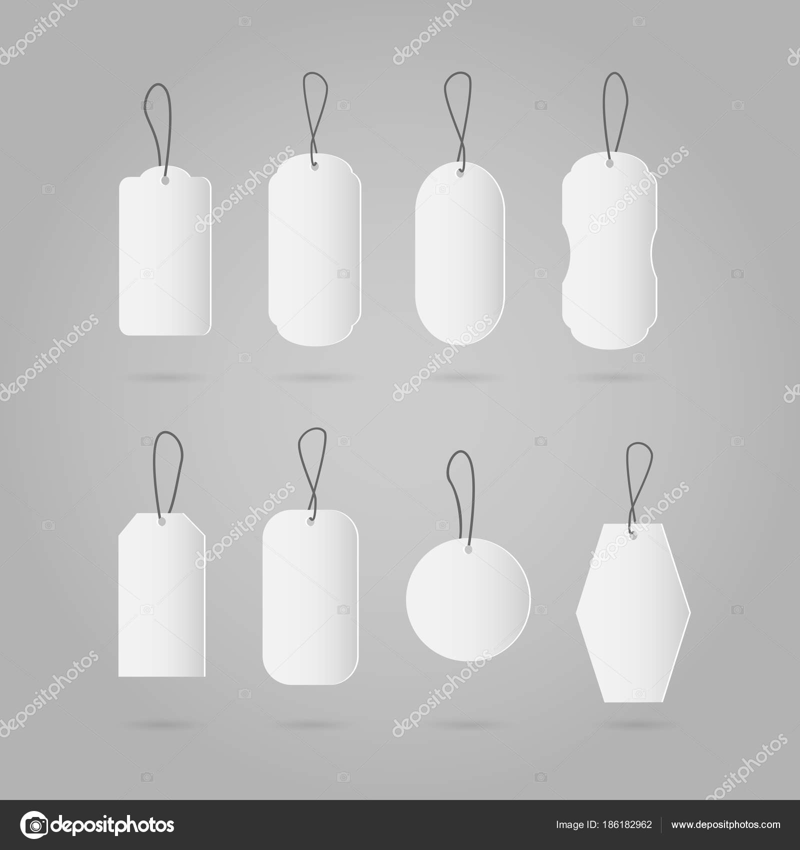 White Tag Designs Stock Vector Image by ©nmarques74 #186182962