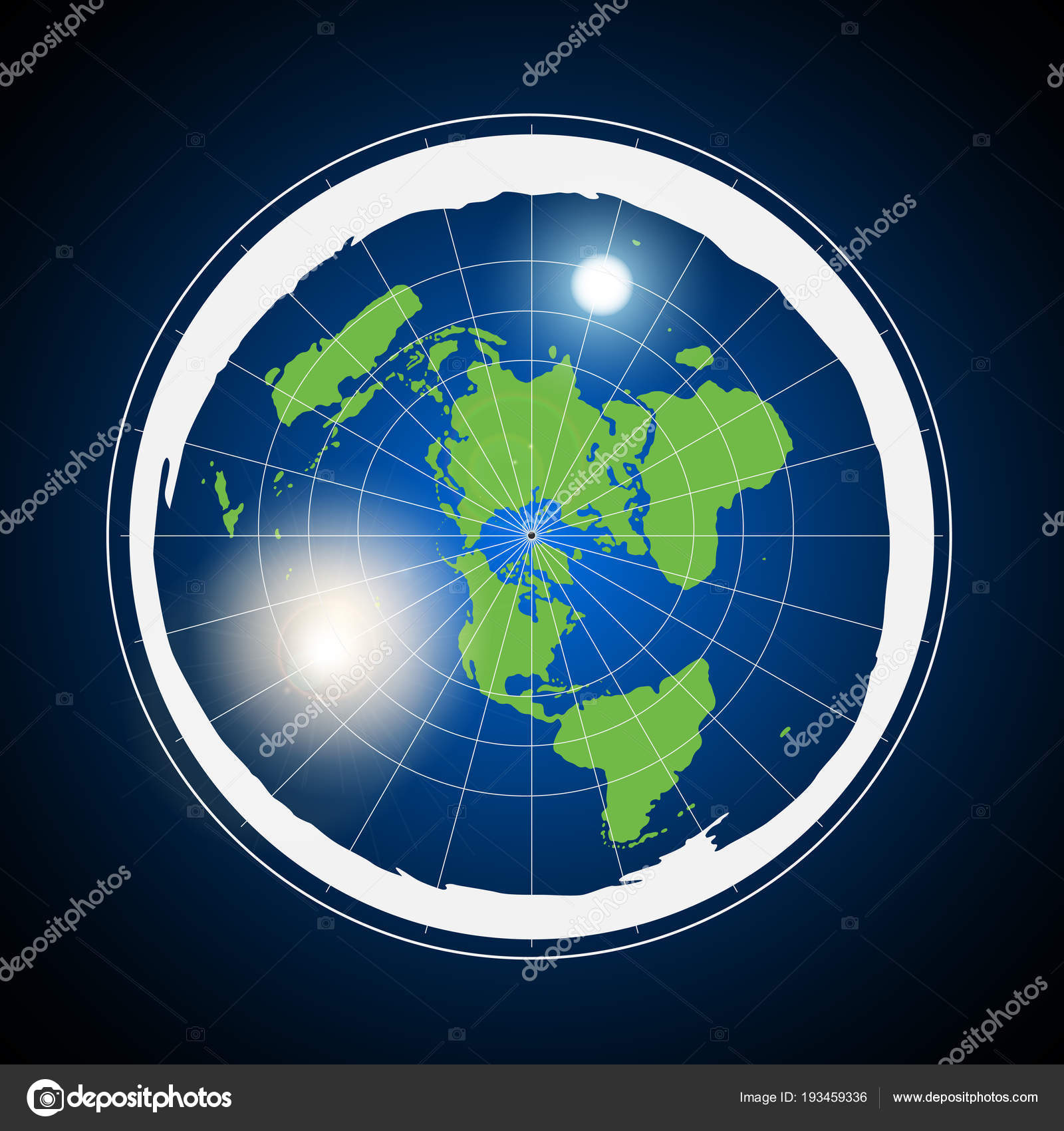 Earth Vector Flat