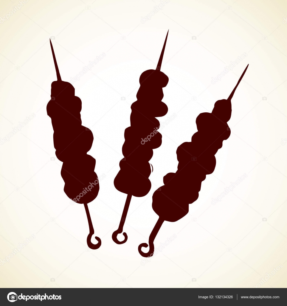 Skewer. Vector drawing Stock Vector by ©Marinka 132134326