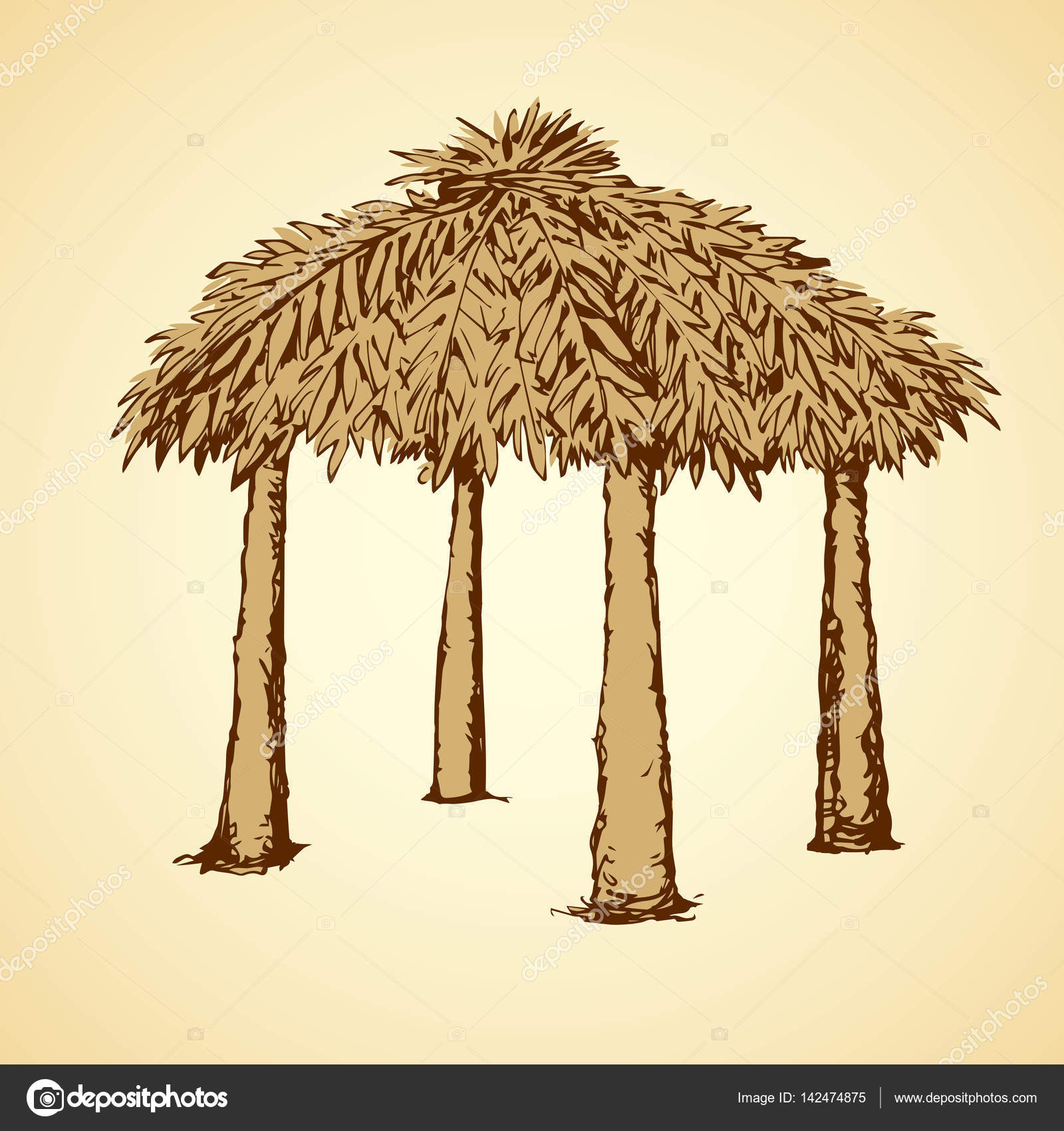 Alcove. Vector drawing Stock Vector Image by ©Marinka #142474875