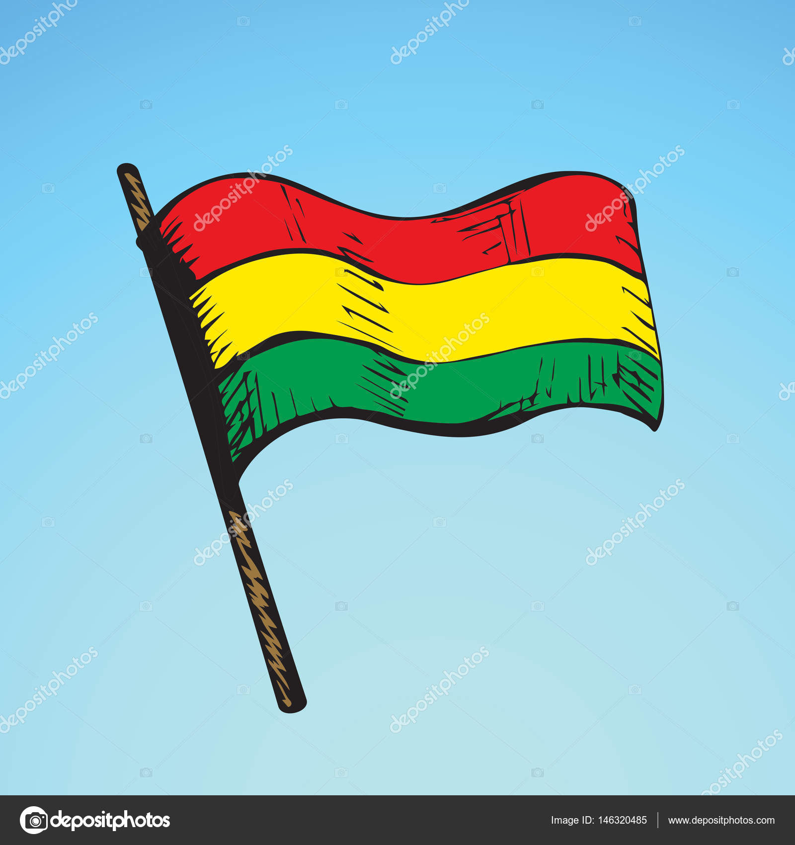 Flag. Vector drawing Stock Vector by ©Marinka 146320485