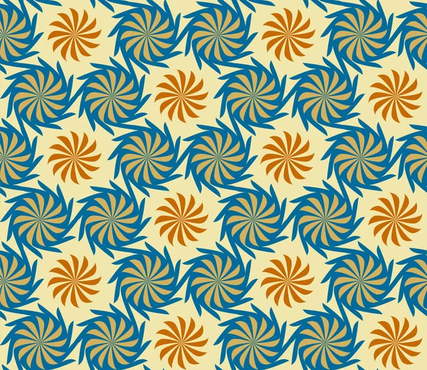 Seamless twisted flowers pattern Stock Vector Image by ©Marinka #103561892