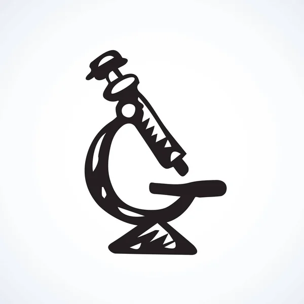 Microscope. Vector drawing Stock Vector Image by ©Marinka #124835010