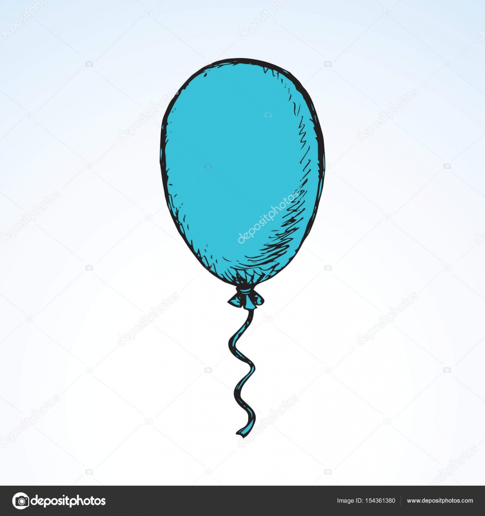 Inflatable balloon. Vector drawing Stock Vector Image by ©Marinka ...