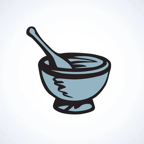 Pharmaceutical bowl. Vector drawing Stock Vector Image by ©Marinka ...