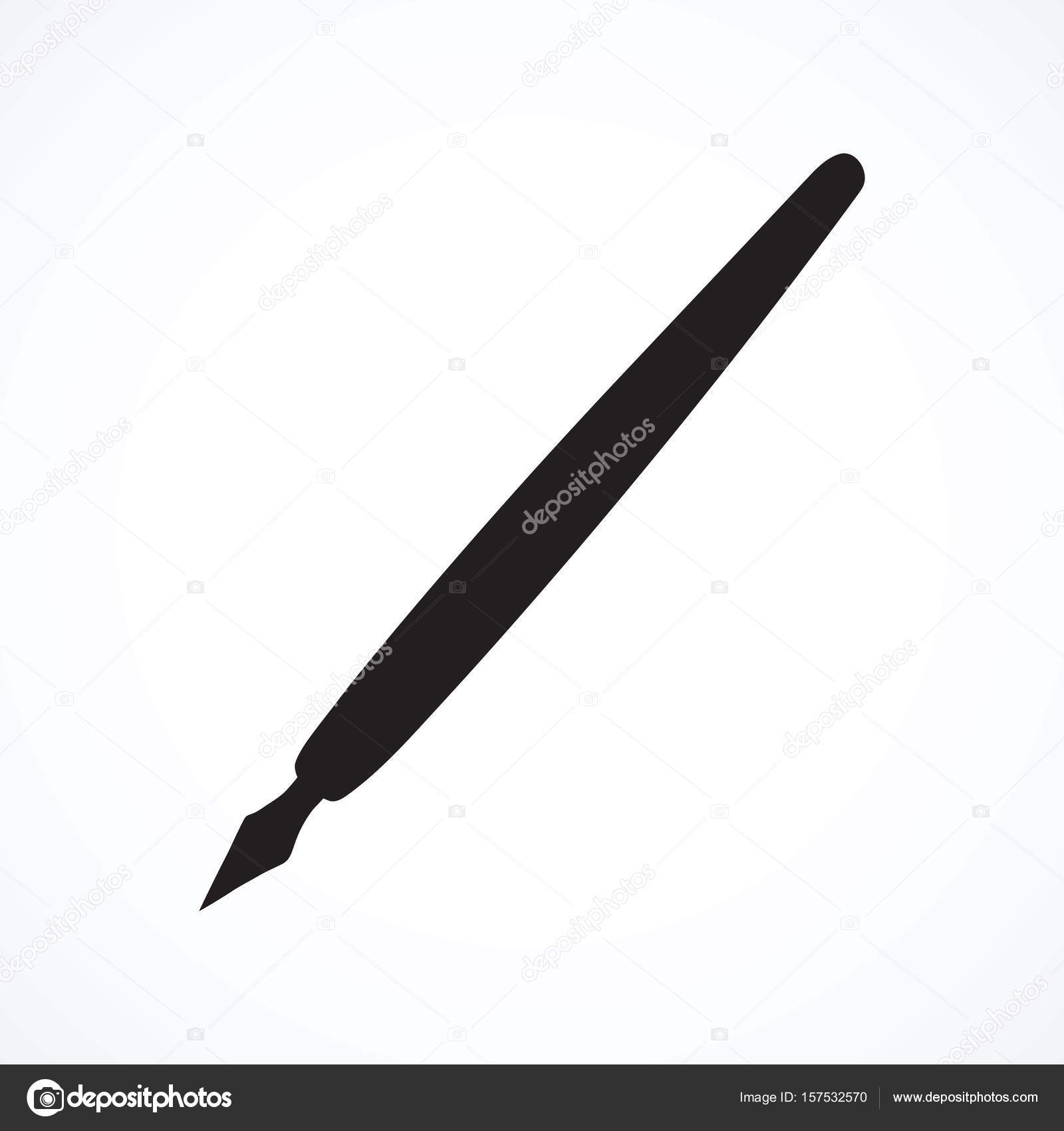 Old pen. Vector drawing Stock Vector Image by ©Marinka #157532570
