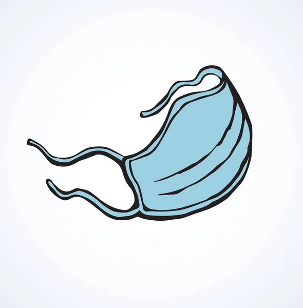 Medical mask drawing | Medical mask. Vector drawing — Stock Vector ...