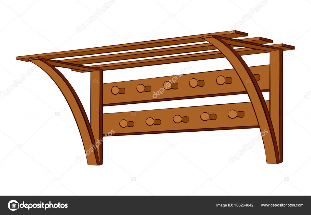 Shelf for clothes. Vector drawing Stock Vector Image by ©Marinka #166264042